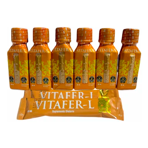 Vitafer-L Original Pack 6x20ml + Regalos Complementos mexico