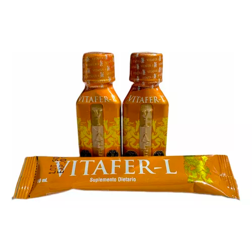 Vitafer-L Original Pack 2x20ml + Regalos | complementos mexico
